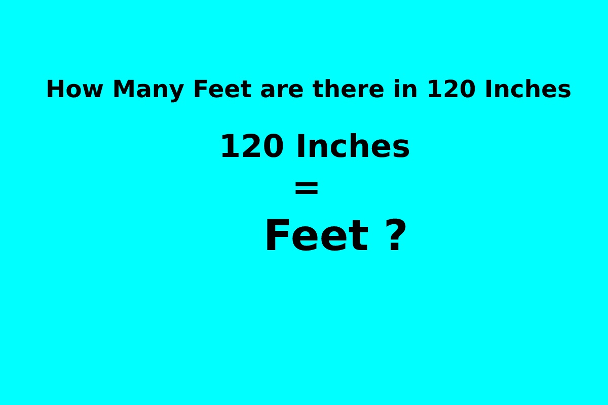 How Many Feet Are There In 120 Inches 